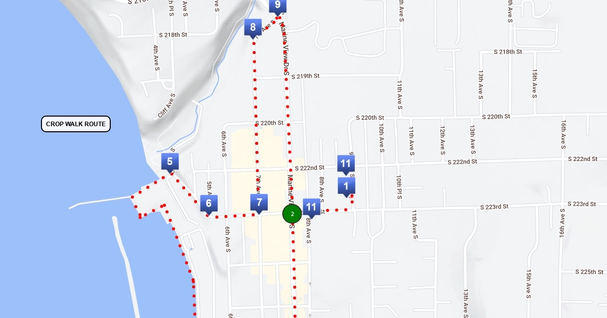 Crop Walk Map : Scribble Maps