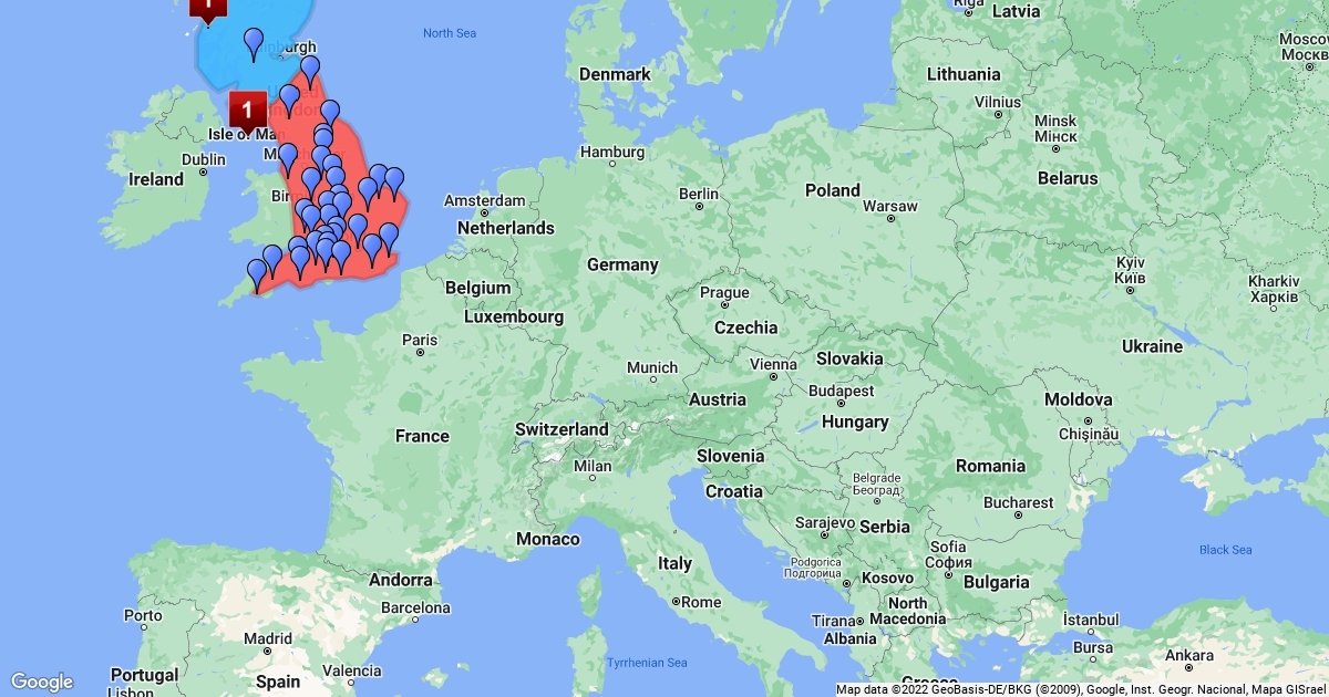 England : Scribble Maps