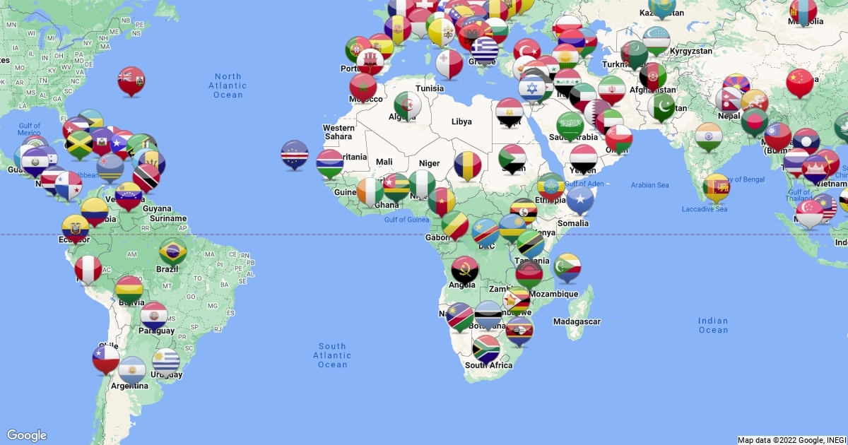 All the Flags : Scribble Maps