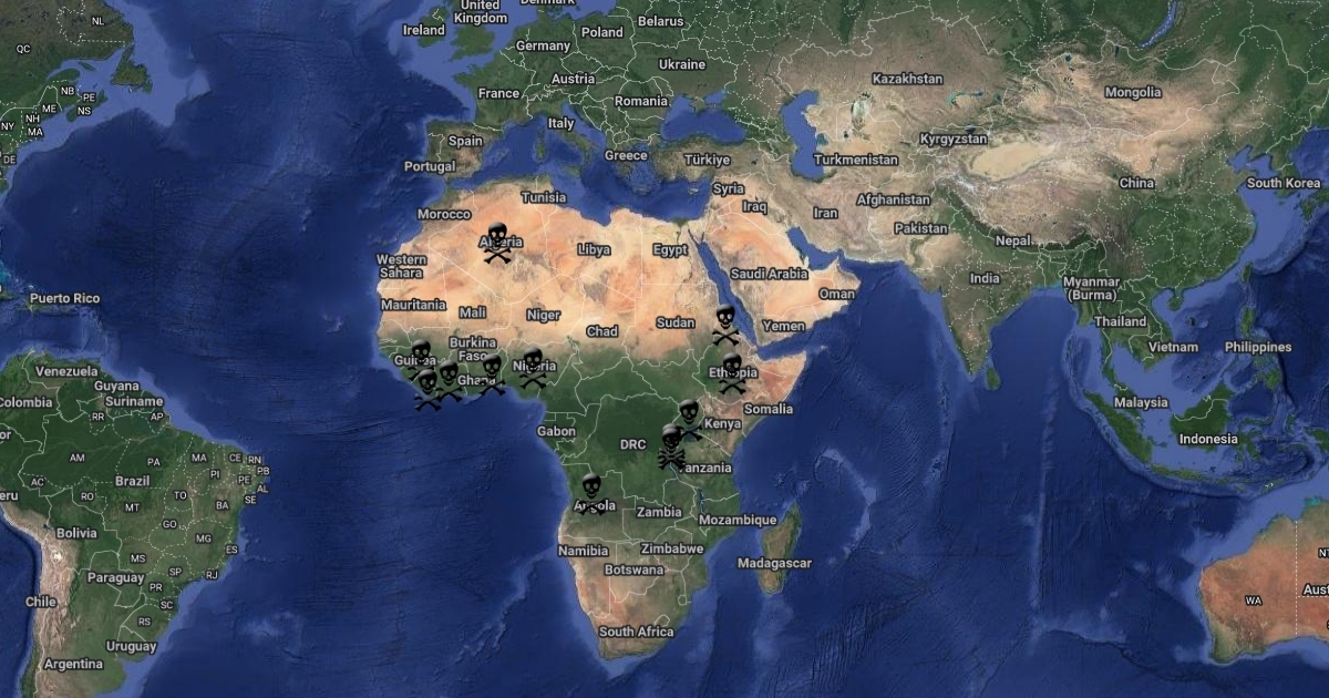 African Conflicts : Scribble Maps