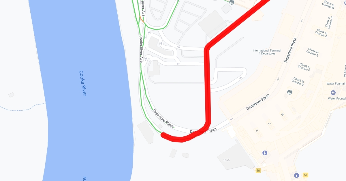 Airport Bus map for sydney airport : Scribble Maps