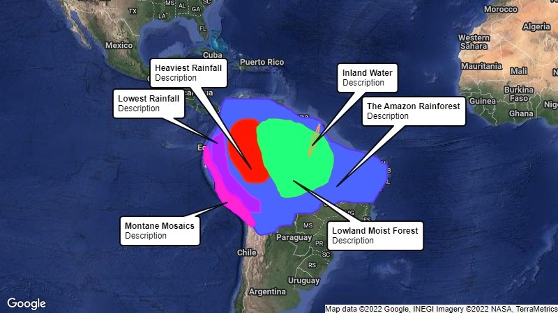 Amazon Rainforest : Scribble Maps