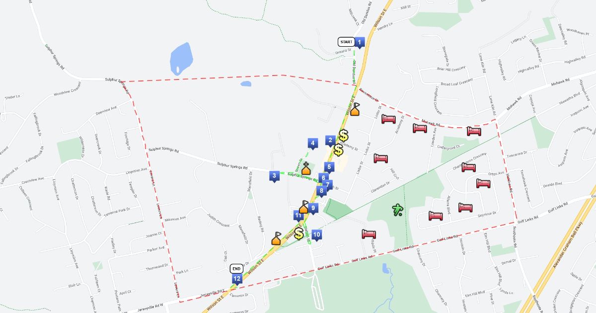 Ancaster Map : Scribble Maps