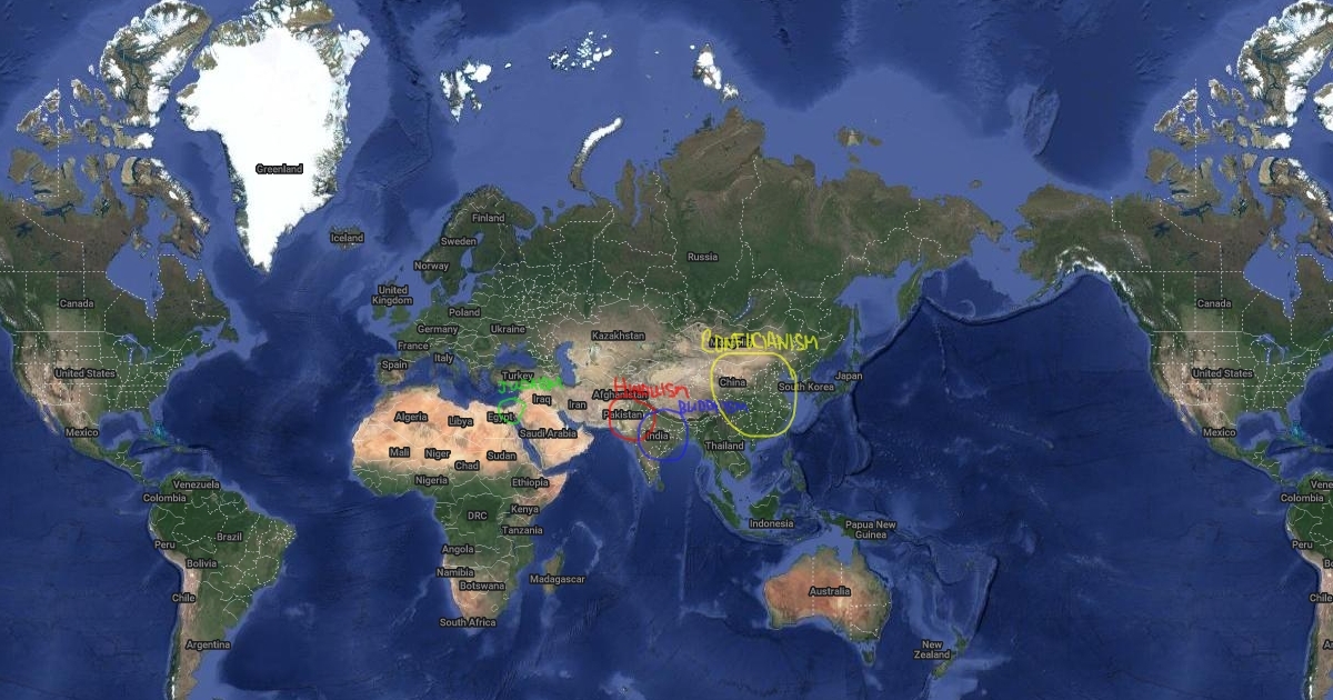 Ancient Religions : Scribble Maps