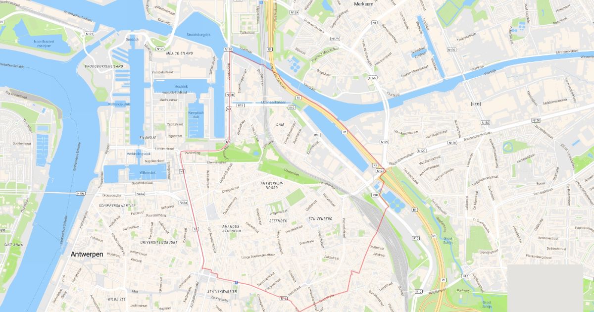 Antwerpen Zones : Scribble Maps