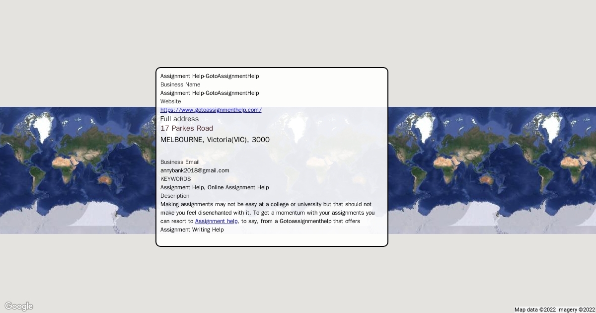 Assignment Help-GotoAssignmentHelp : Scribble Maps