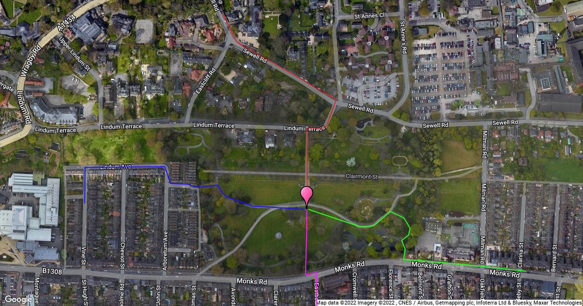 Data collection route : Scribble Maps