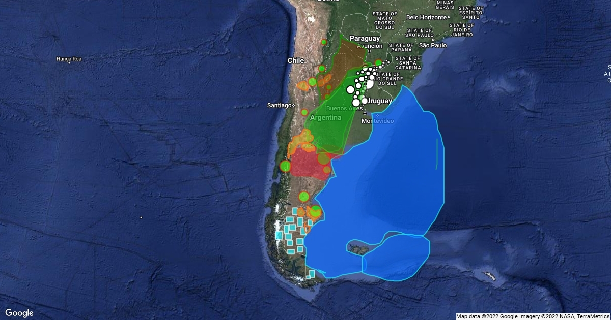Problemas ambientales Argentina : Scribble Maps