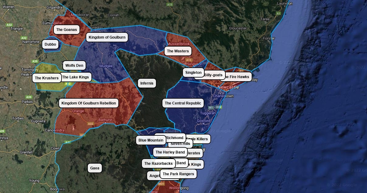 Australian Fallout : Scribble Maps