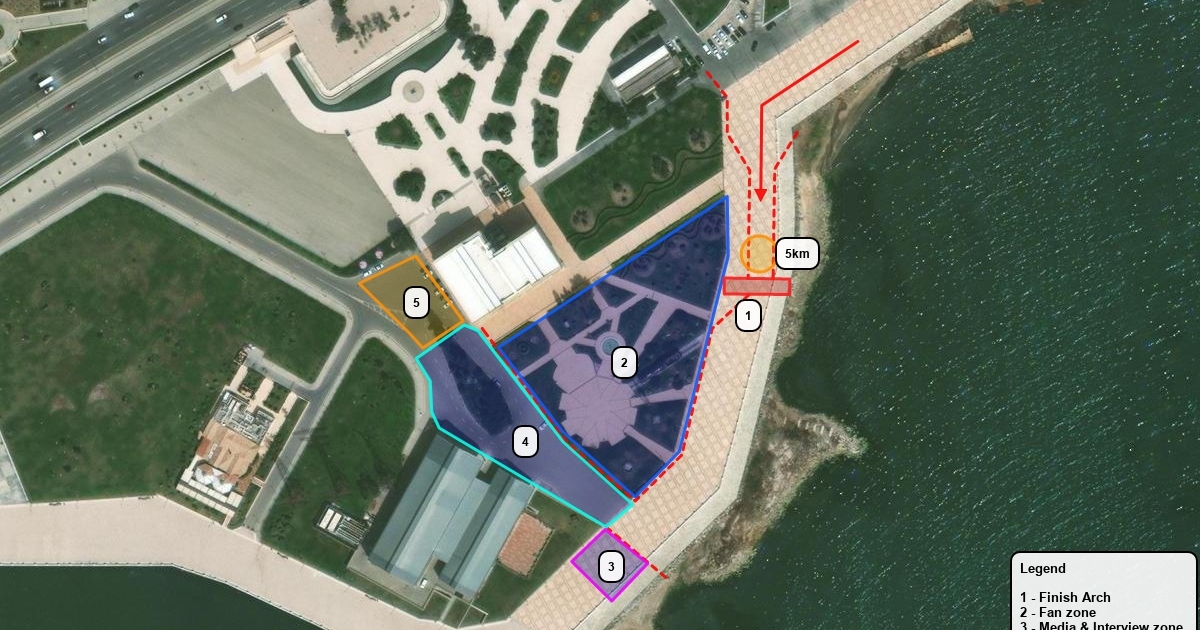 5km marathon : Scribble Maps