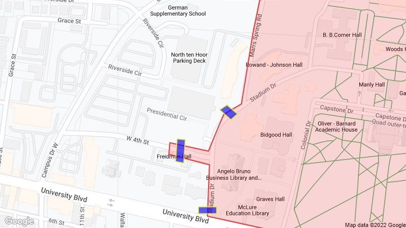 BAMA Limited Access Area : Scribble Maps