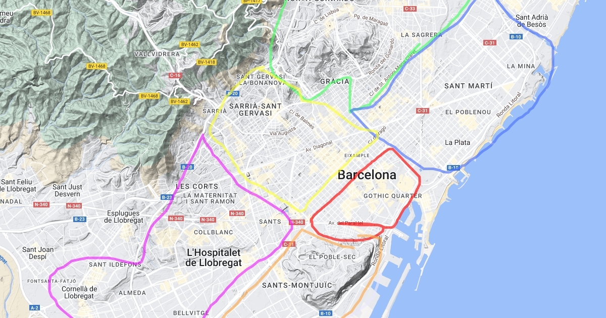 BCN MAP : Scribble Maps