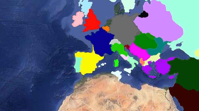 Alternate map of the world : Scribble Maps