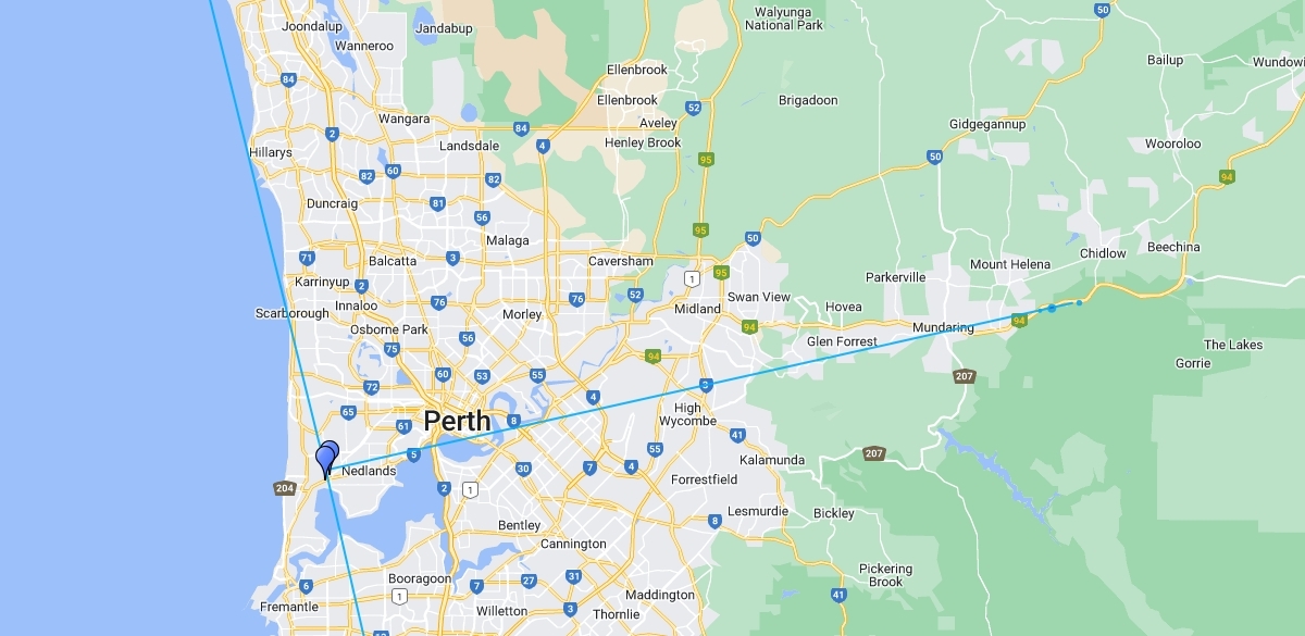 Claremont killer : Scribble Maps