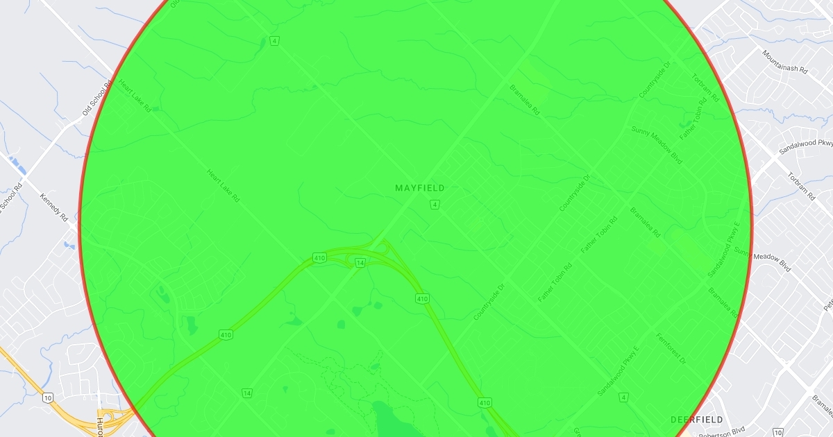 BRAMPTON MAP : Scribble Maps