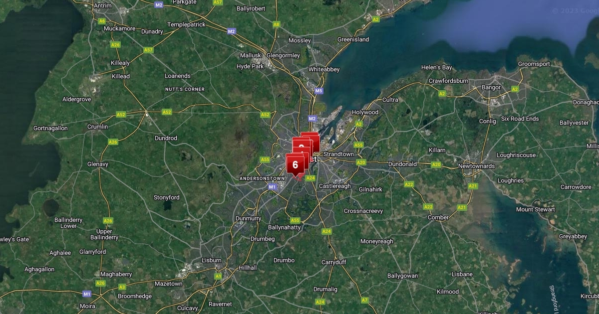 Belfast train : Scribble Maps