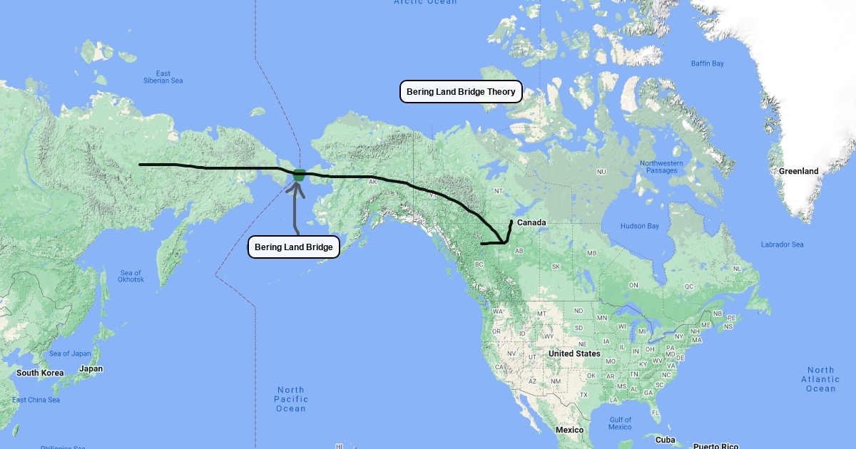Bering Land Bridge Theory : Scribble Maps