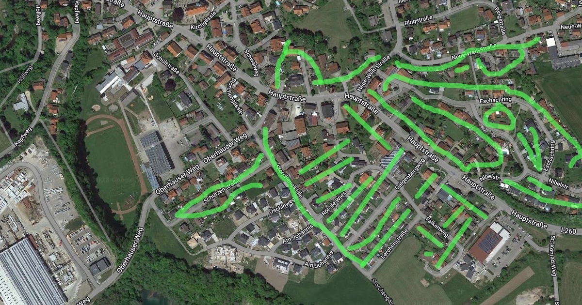 Biberach/Ravensburgh : Scribble Maps