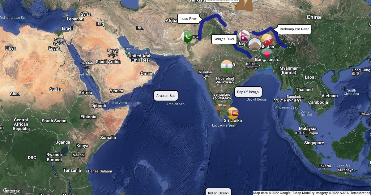 South Asia : Scribble Maps