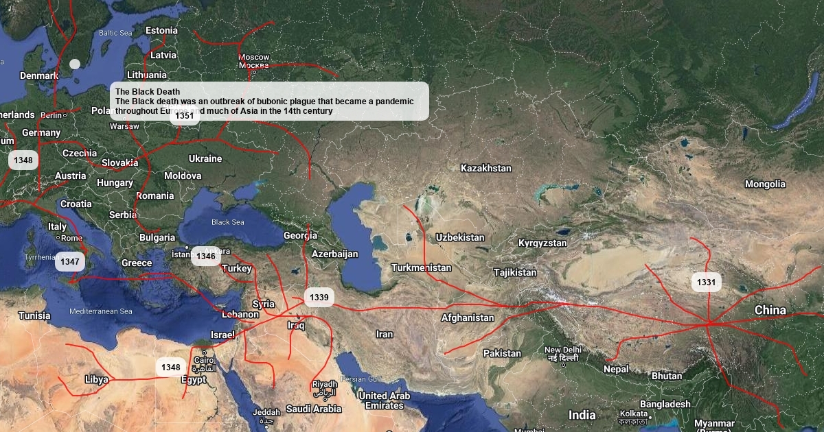 Unit II The Black Death : Scribble Maps