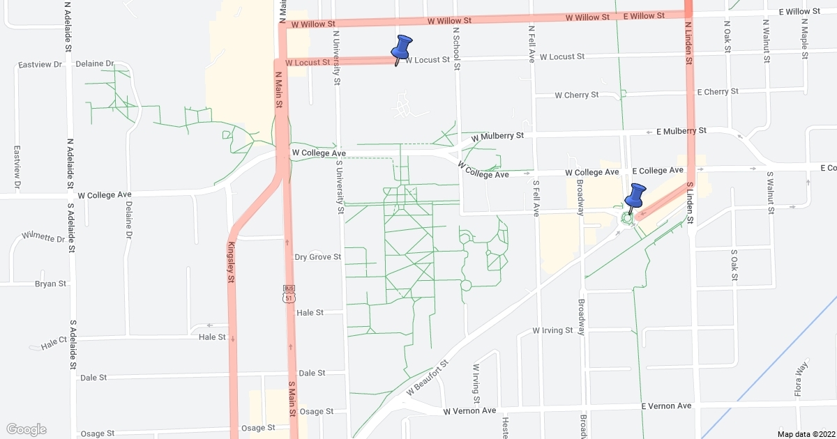 Bloomington Gold Parade Route : Scribble Maps