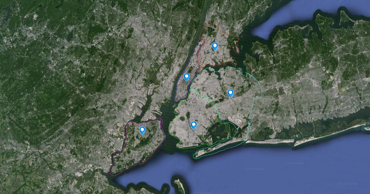 boroughs` : Scribble Maps
