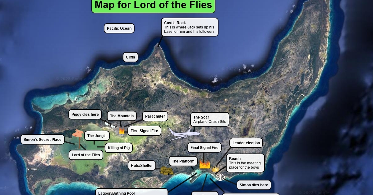 Lord of the Flies Map : Scribble Maps