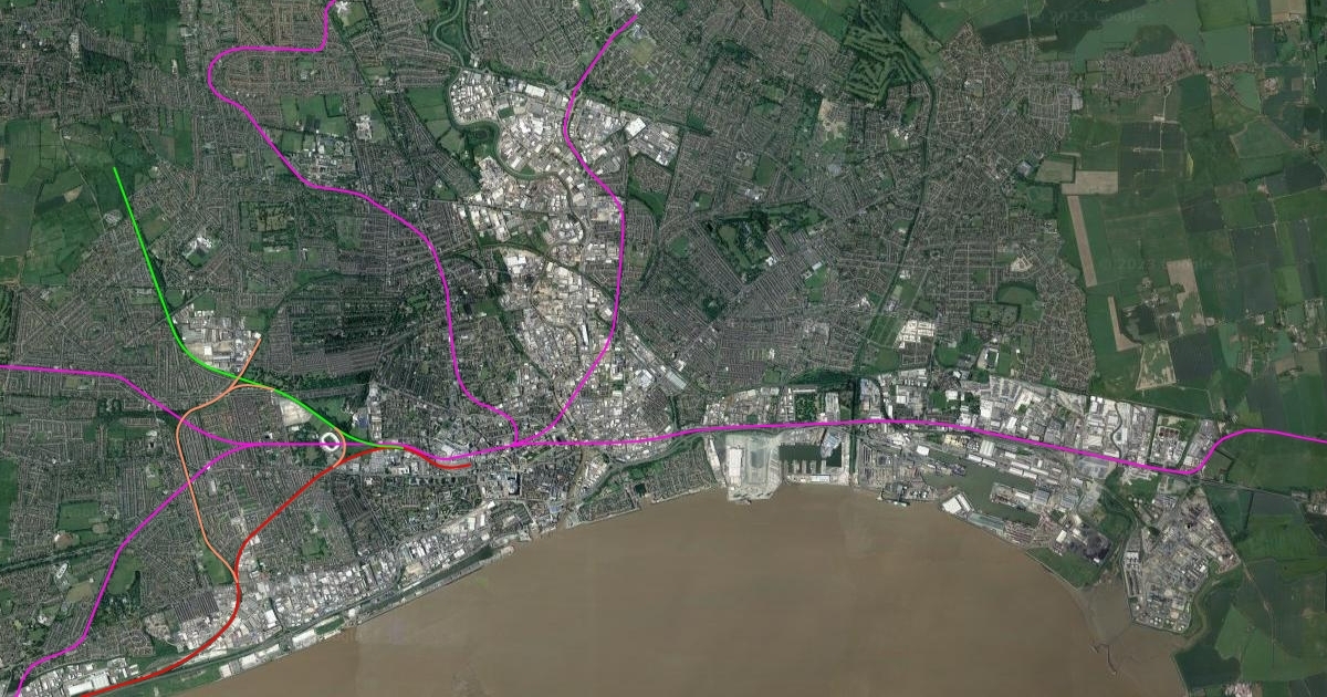 British rail map : Scribble Maps