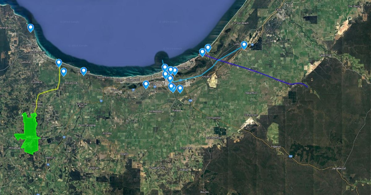 Busselton Over the Years : Scribble Maps
