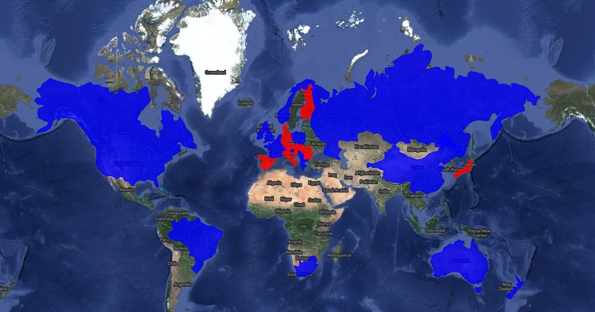 World War II- Allies Vs. Axis : Scribble Maps