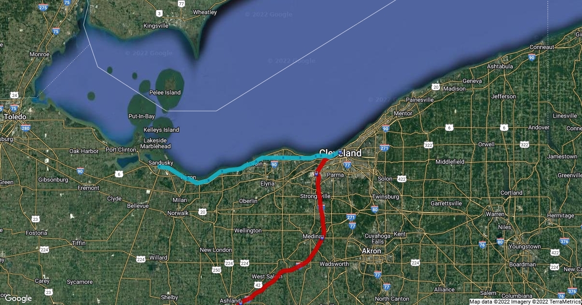 Ohio Train Map : Scribble Maps