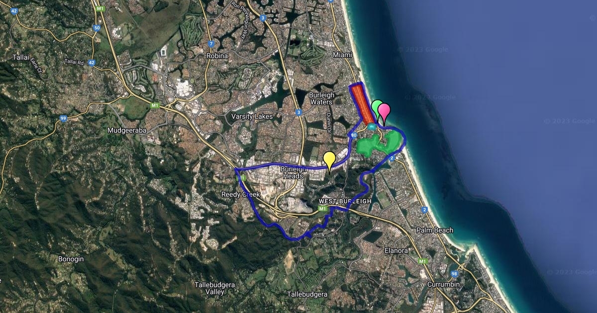Map Of Burleigh Heads Qld at Julie Neel blog