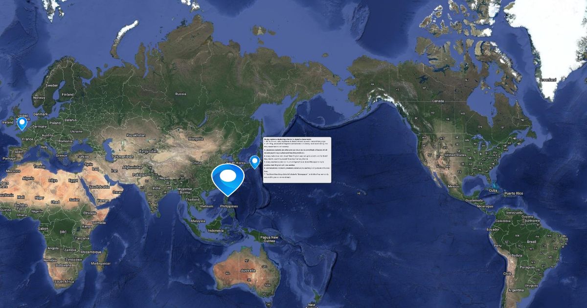 Study explores deafening silence in Japan's classrooms : Scribble Maps