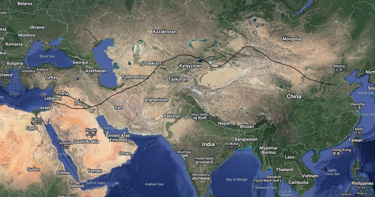 Silk Road Map Guide : Scribble Maps