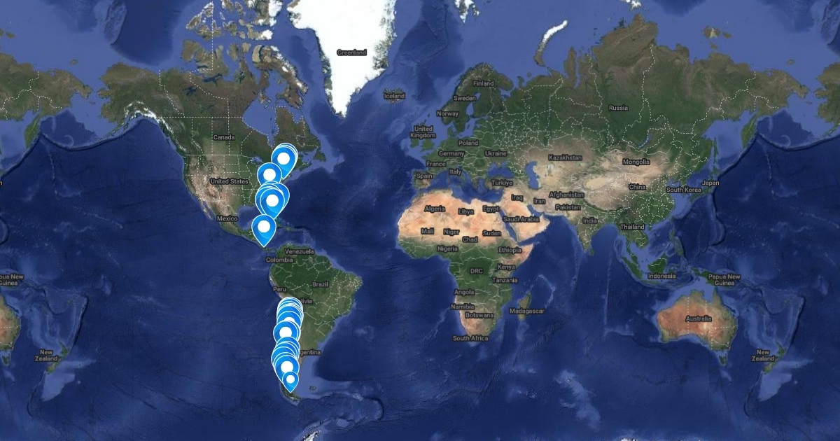 Where I've been : Scribble Maps