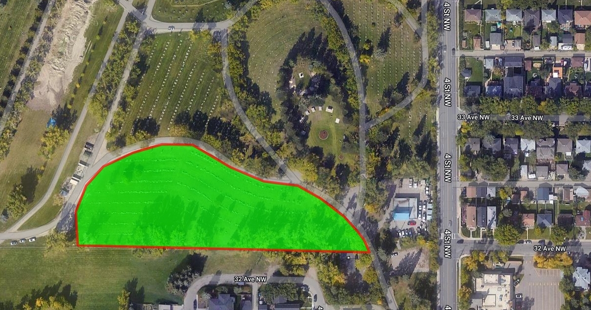 Calgary Cemetery : Scribble Maps
