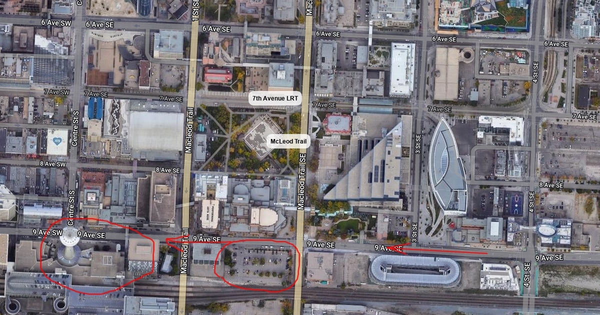 Calgary Tower : Scribble Maps