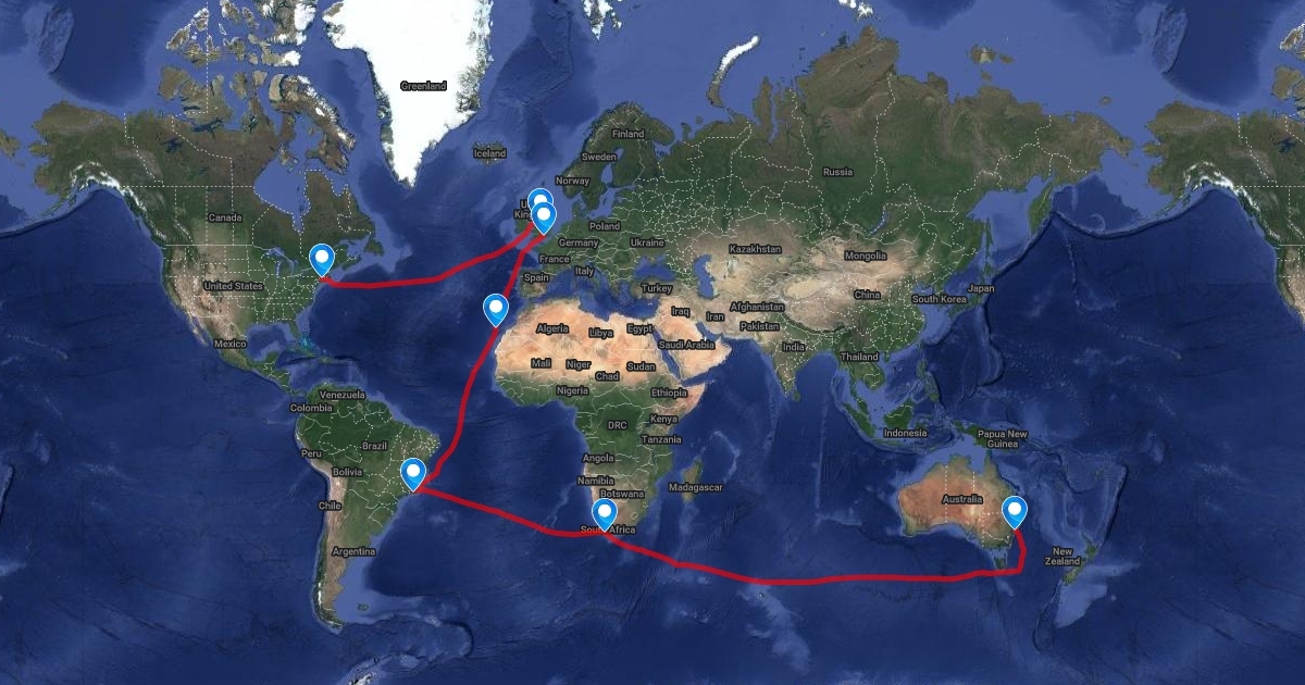 John Randall on the First Fleet : Scribble Maps