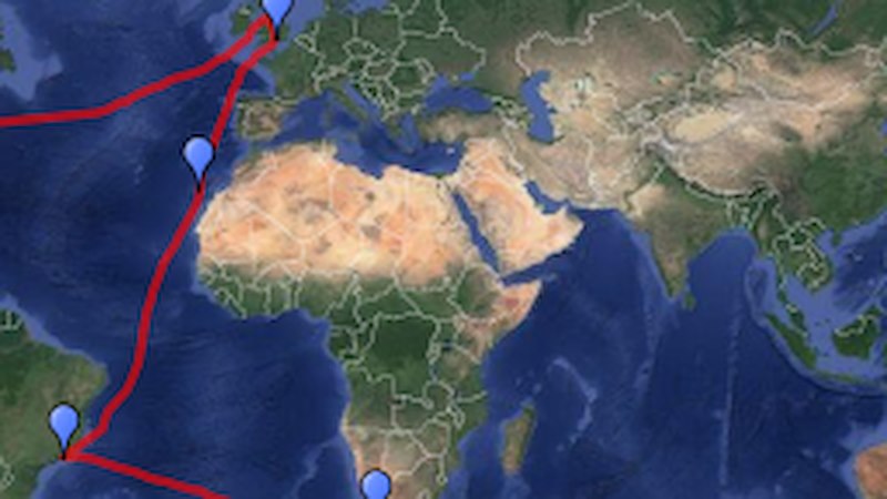 John Randall on the First Fleet : Scribble Maps