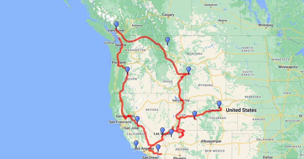 Climbing Western US : Scribble Maps