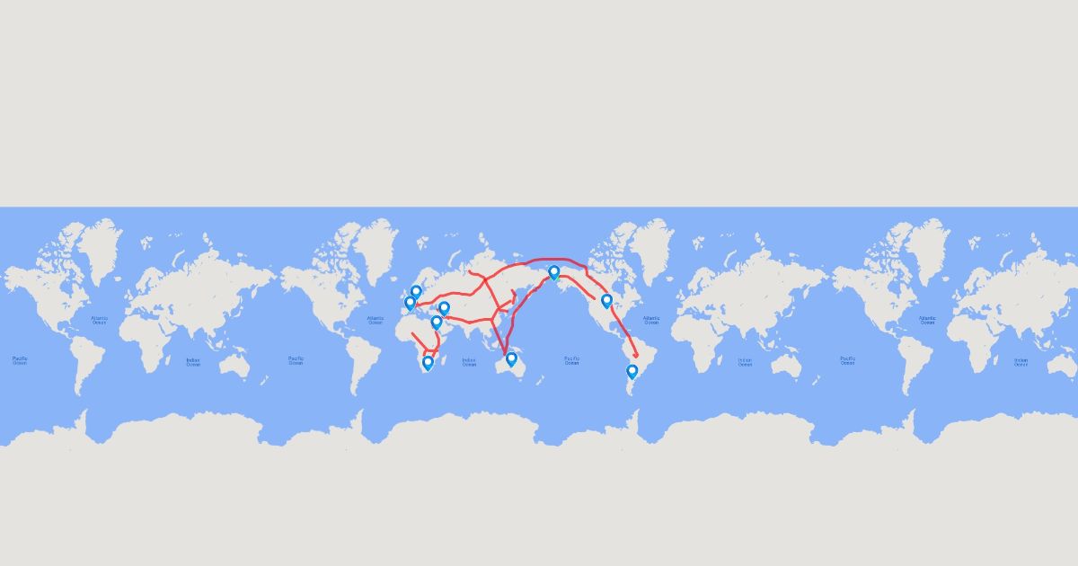 Christian map : Scribble Maps