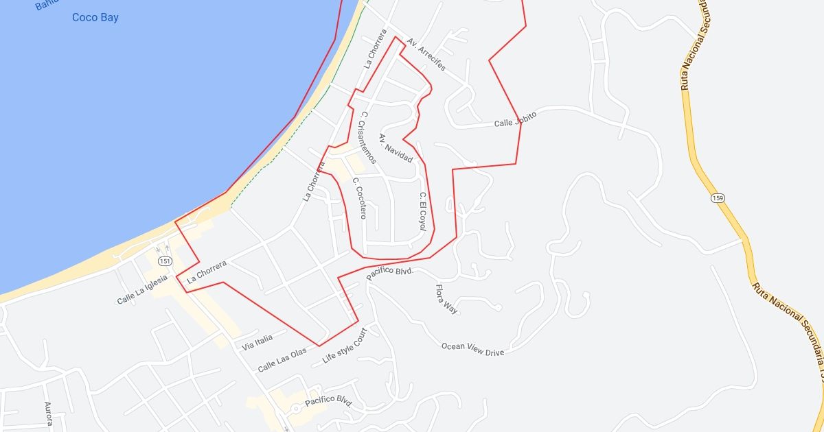 Coco Territory Boundaries : Scribble Maps