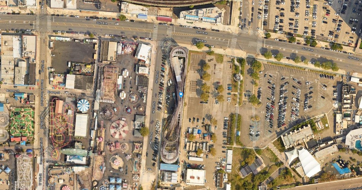 Coney Island Cyclone : Scribble Maps