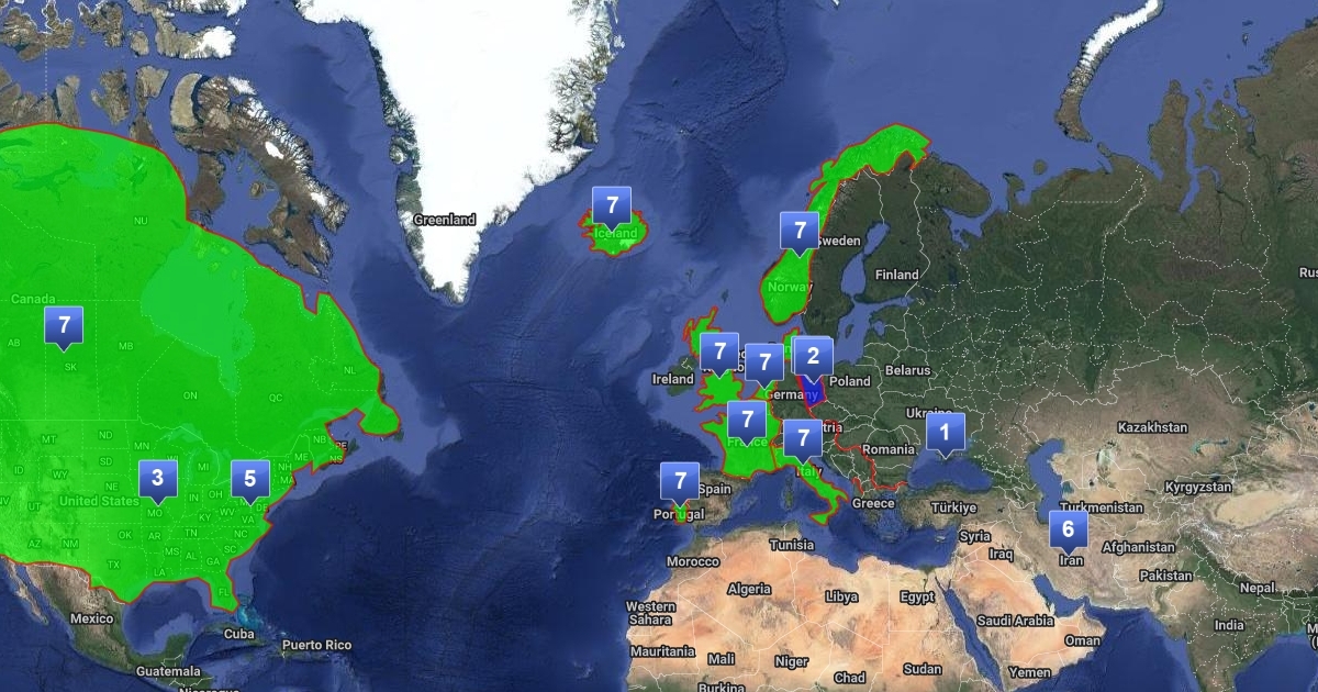 Courson Cold War Map : Scribble Maps