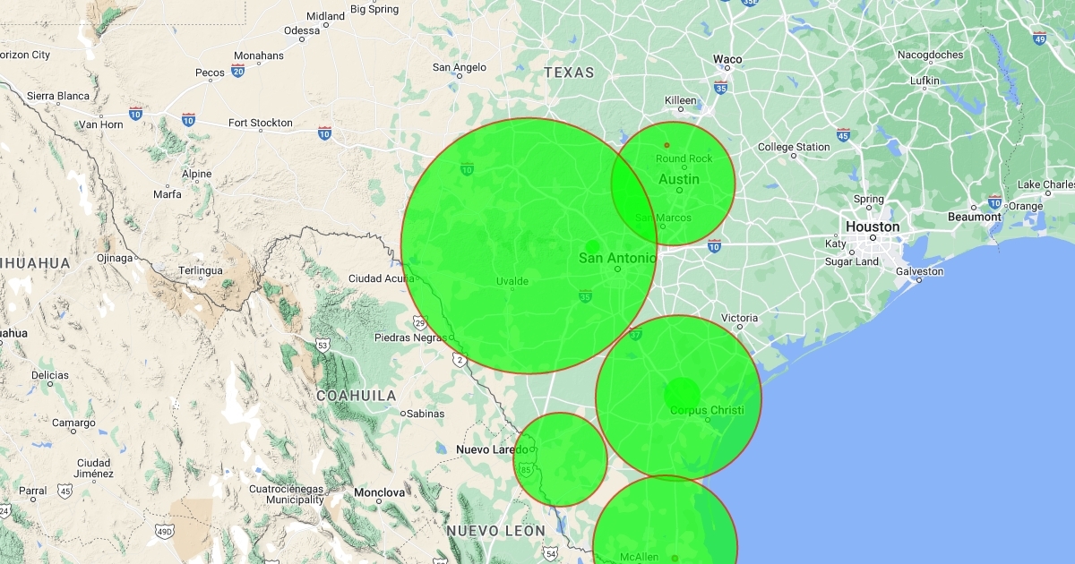 Central & South Texas Growth Strategies : Scribble Maps