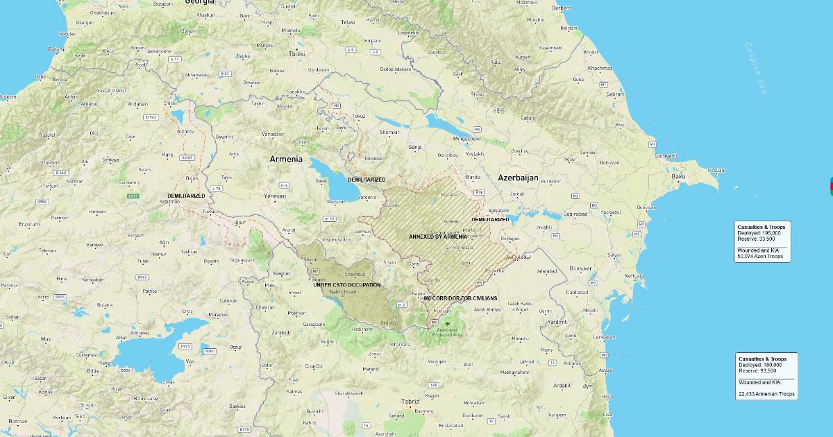 Armenian Invasion of Azerbaijan 2023 : Scribble Maps