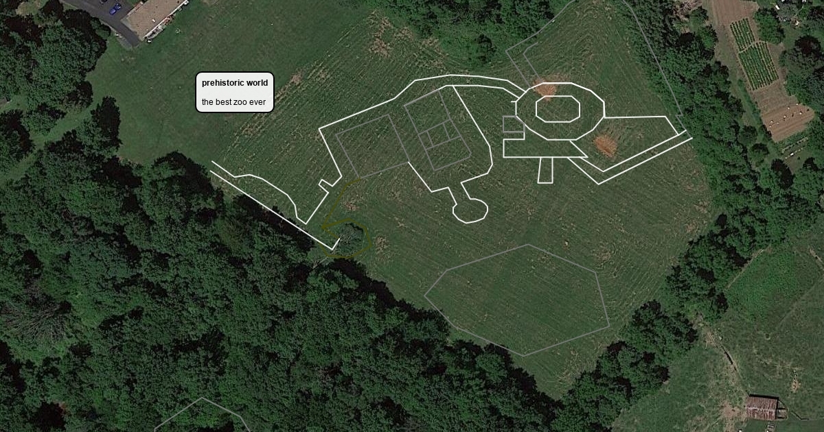 prehistoric world : Scribble Maps