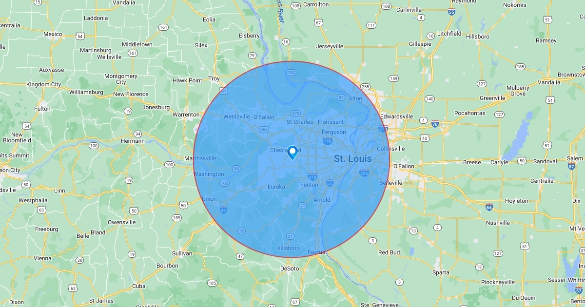 fit-flavors by Jillian Delivery Radius Map : Scribble Maps