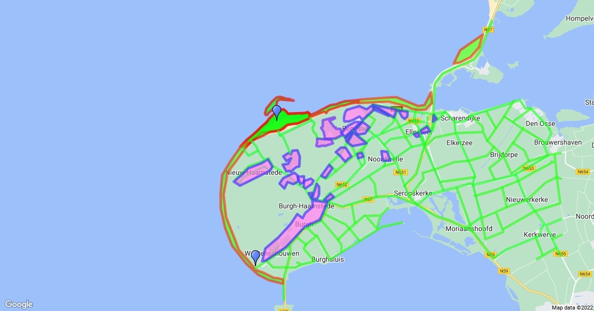 Detailed map geo ia : Scribble Maps