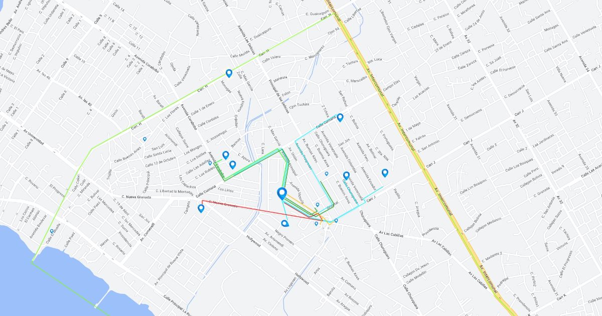 Plano de cobertura : Scribble Maps